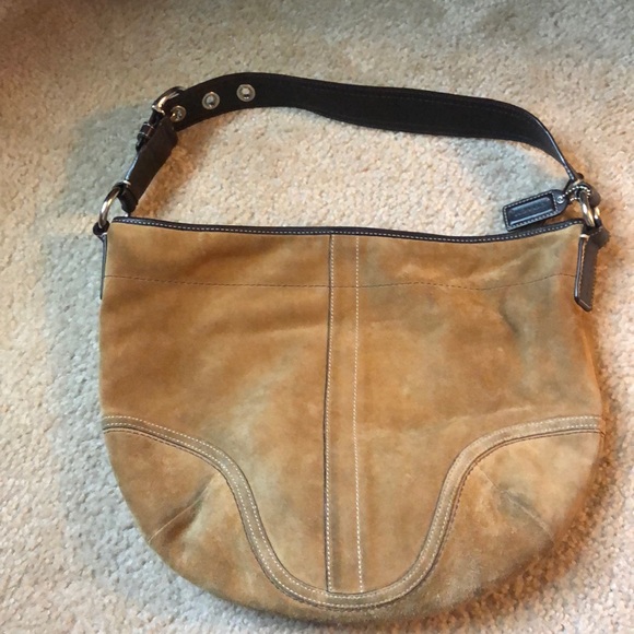 Coach | Bags | Coach Suede Purse | Poshmark